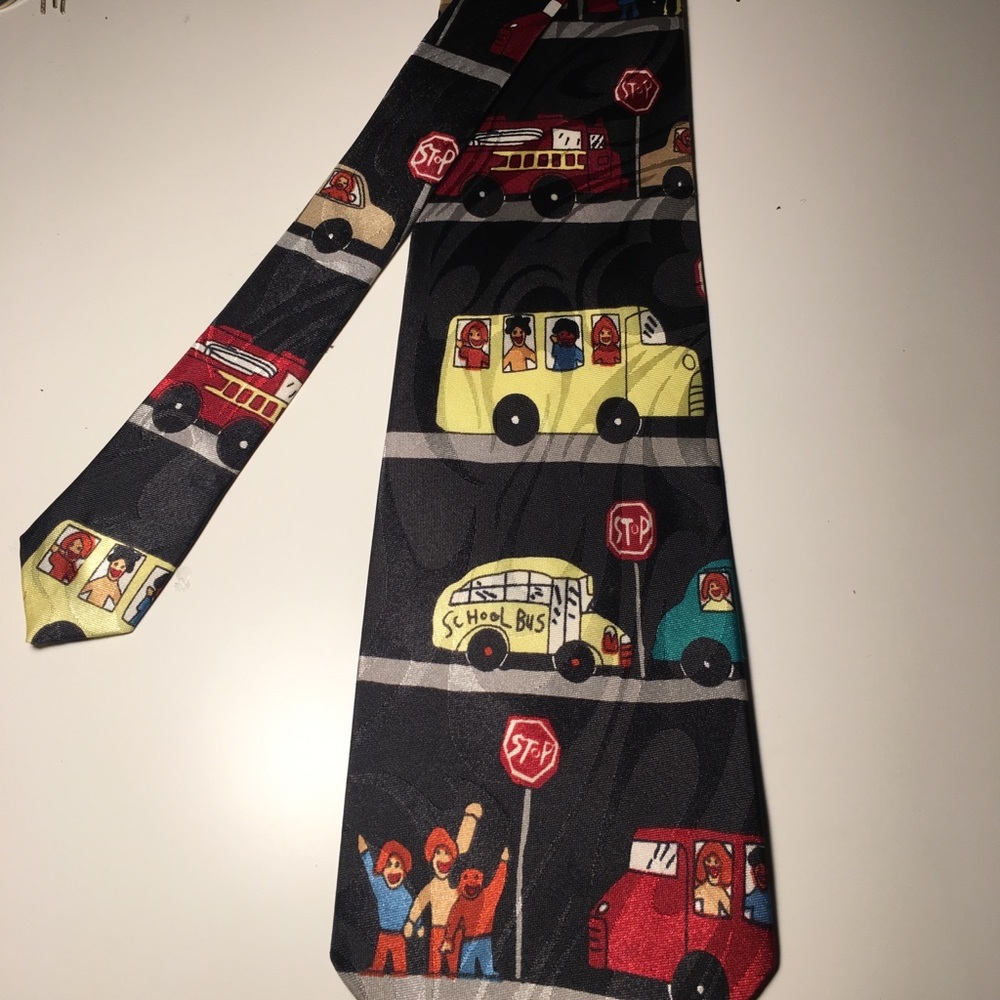 School Bus Tie - Vintage - Gem